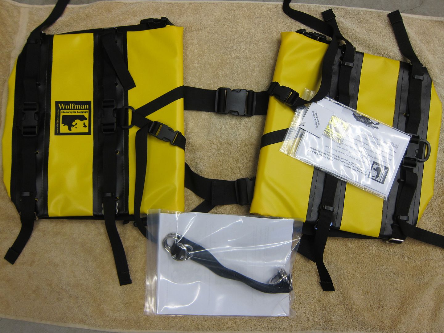 Wolfman Expedition Dry Bags on the TW200 | TW200 Forum