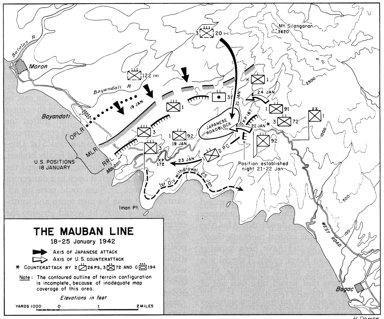 Mauban Defense Line 1942 | Heritage Bn.