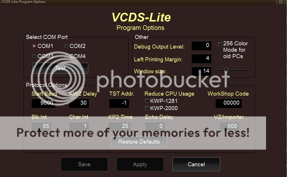 Problems getting VCDS to communicate with Mk2 ABF | Club GTI