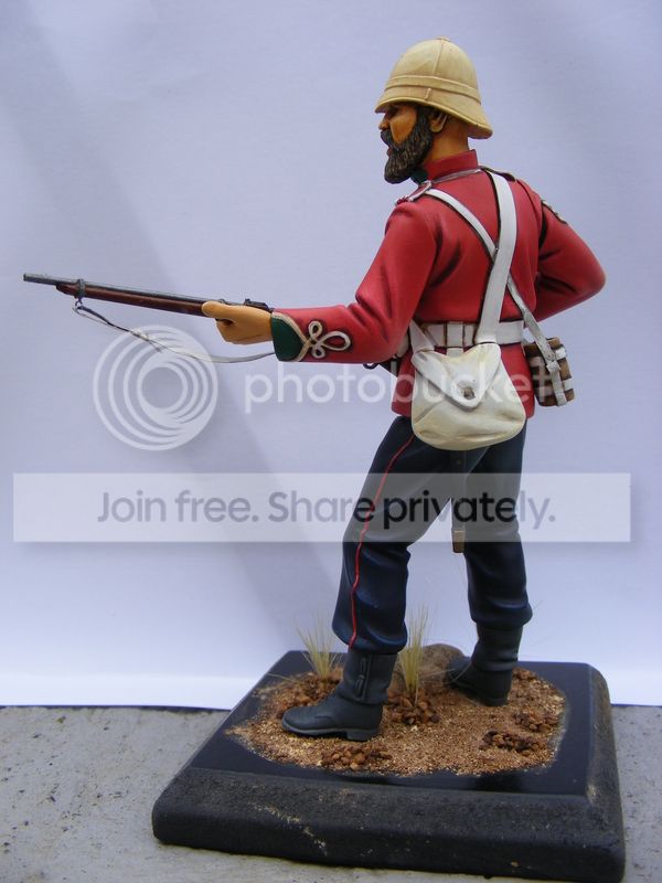 Colour Sgt 24th Foot... 120mm | planetFigure | Miniatures