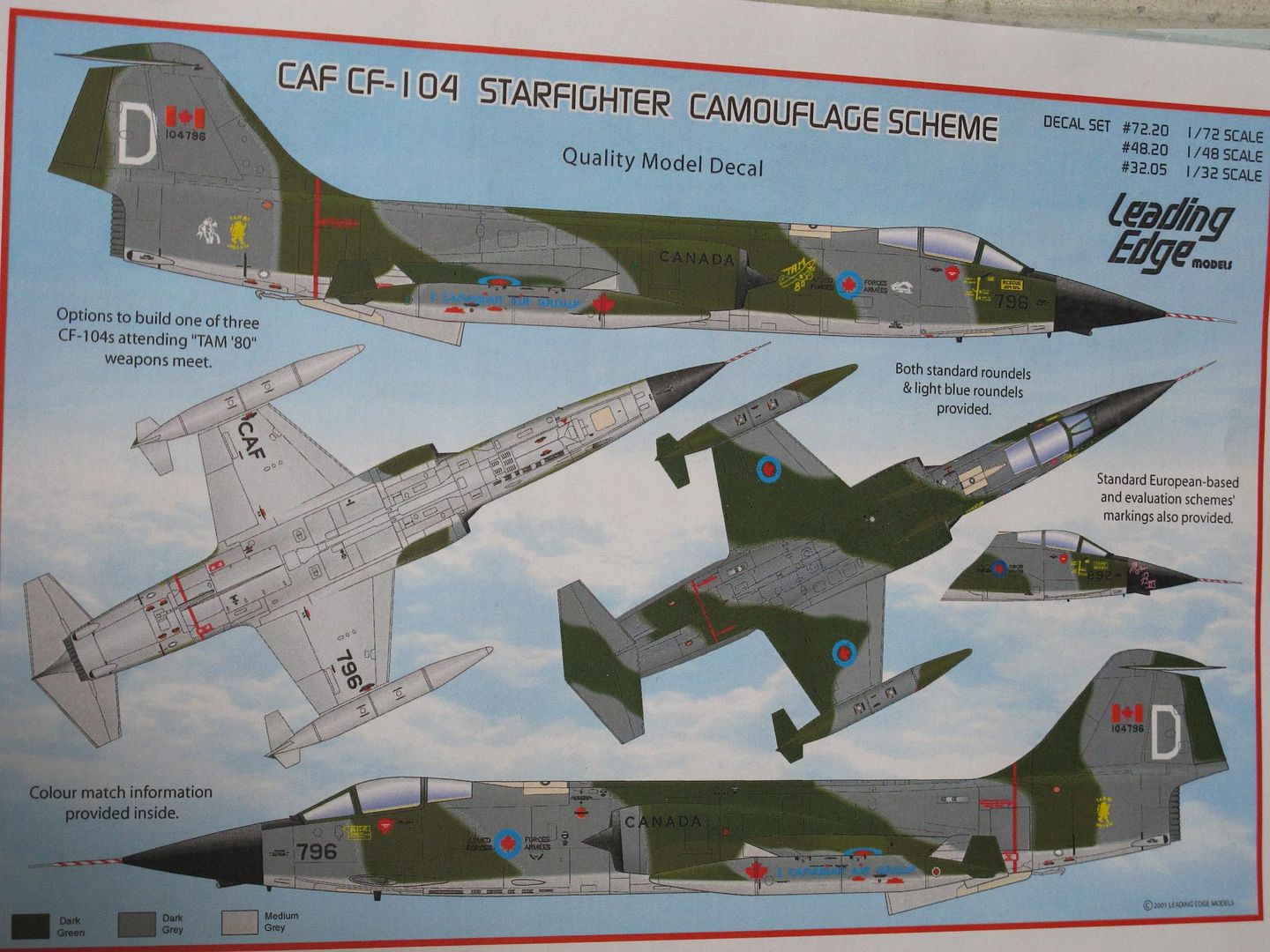CF-104 from the Italeri kit .Variegated camo scheme - Works in Progress ...